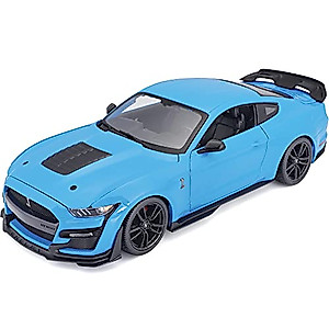 2020 Ford Mustang Shelby GT500 Light Blue Special Edition 1/18 Diecast Model Car by Maisto 31452