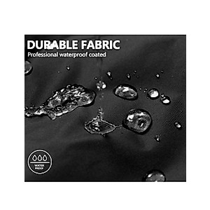 Little Donkey Andy Women's Lightweight Waterproof Rain Pants Breathable Hiking Pants for Outdoor Fishing Black XS