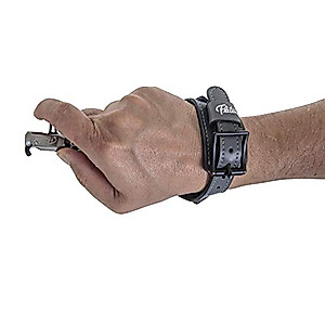 Trophy Ridge DrawPoint Archery Bow Release - Infinitely Adjustable Index Finger Release with 360-Degree Rotation, Customizable Length, Smooth Leather Wrist Strap