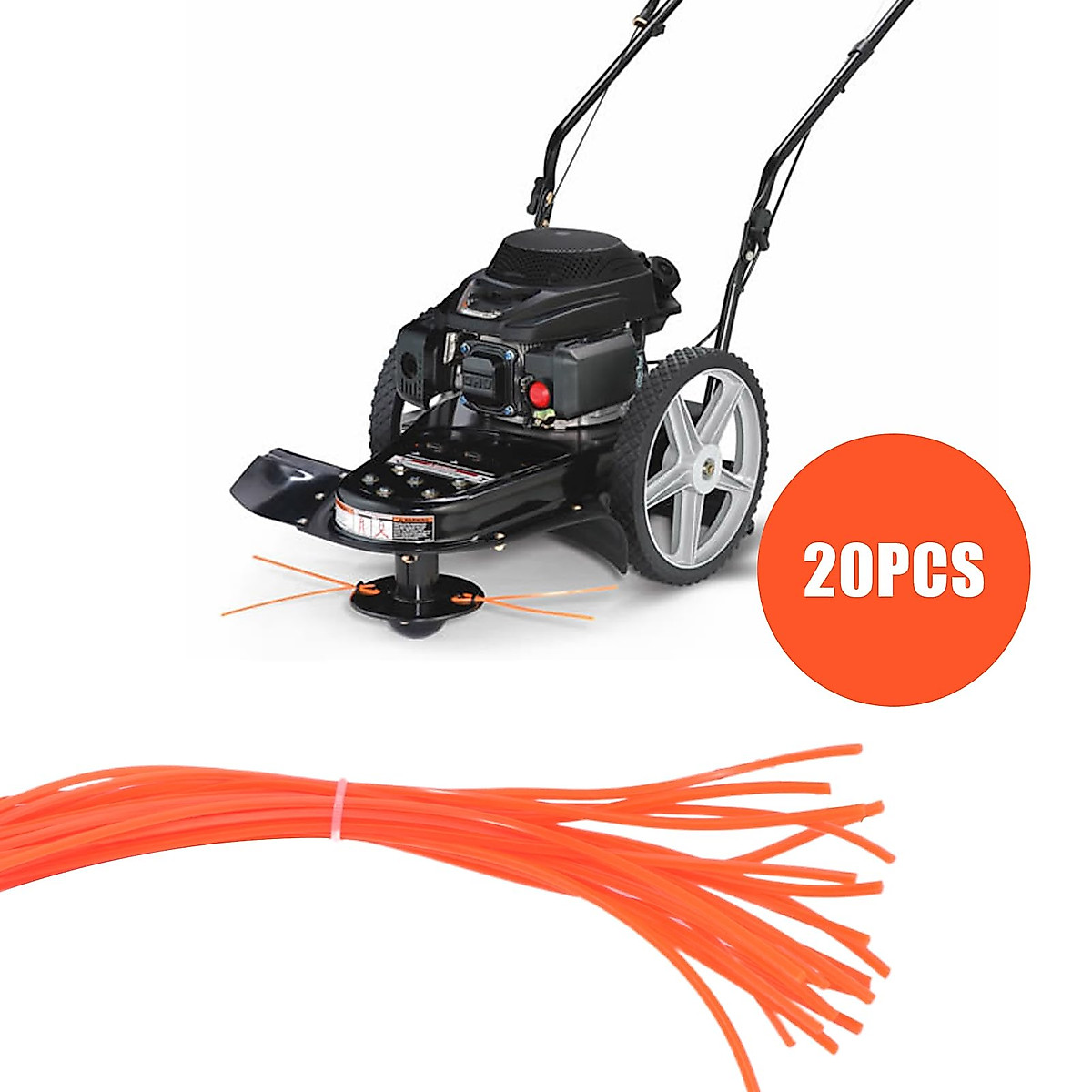 490-040-C035 Replaces 731-10080 and 734-0112 Trimmer Lines，Compatible with Cub Cadet and Remington Walk-Behind Wheeled String Trimers. Includes 20 pre-cut .155 in. dia. x 18.5 in. long trim lines.