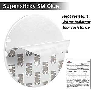 BRIOFOX Shower Curtain Rod Holder 3M Adhesive | Heat Resistant | Waterproof | Max Load 60 lbs Shower Rod Retainer for Wall, 2 Pack, Transparent (Rod Not Included)