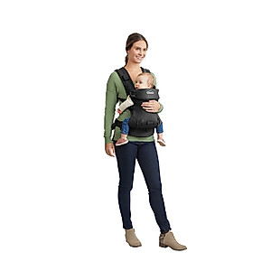 Graco Cradle Me 4 in 1 Baby Carrier | Includes Newborn Mode with No Insert Needed, Black Onyx