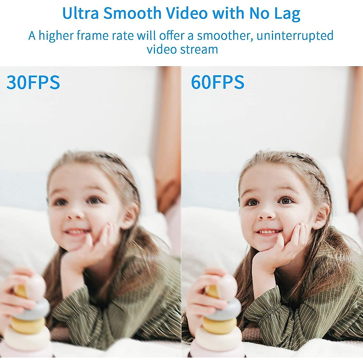 1080P Web Camera, 60FPS Webcam with Microphone, Qtniue USB Webcam Desktop or Laptop, Streaming Webcam for Computer Widescreen Video Calling, Conferencing or Recording, USB Computer Camera Built-in Mic