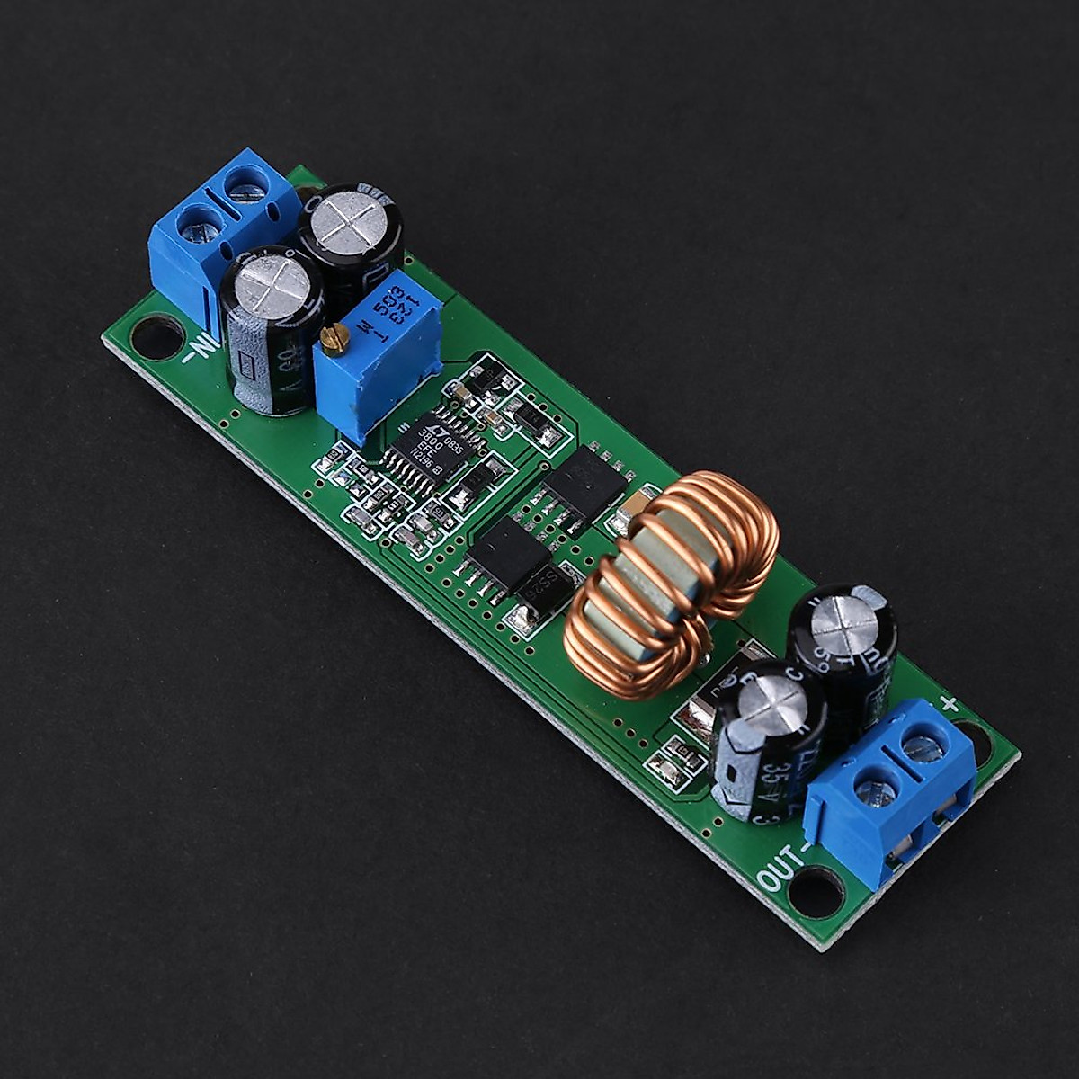 Power Supplies Module, DC-DC DC-DC Buck Converter 6.5V-60V to 1.25-30V 10A Adjustable Step Down Converter Power Supplies Module