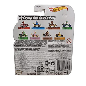 DieCast Hotwheels Mario Kart Light Blue Shy Guy Standard Kart - Toty Winner 2021