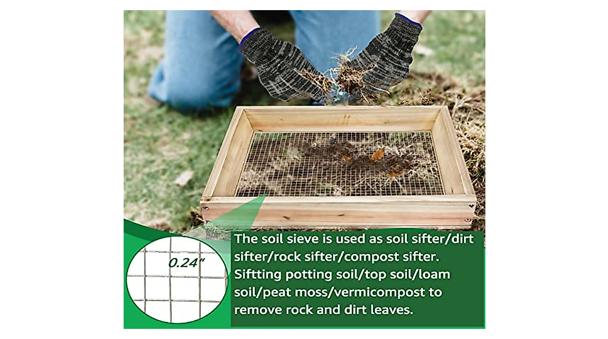 Eco-Friendly Soil Sifter for Easy Gardening