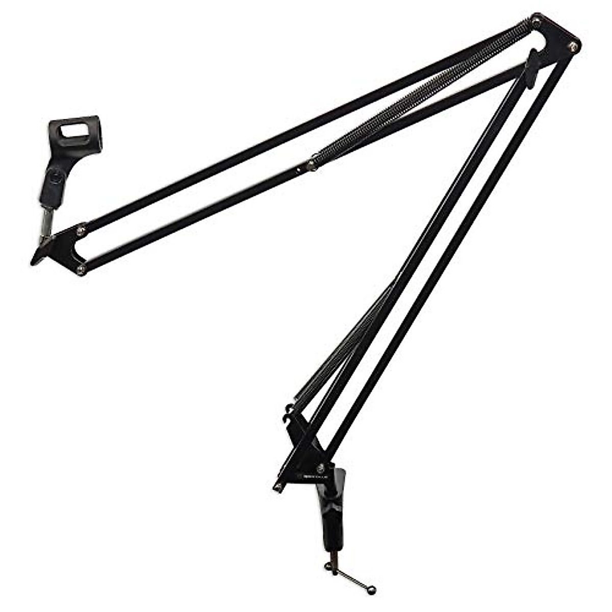 Rockville DMS40 40" Microphone Boom Arm Studio Podcast USB Mic Stand+Desk Clamp