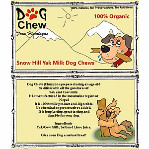 QT Shopping LLC Snow Hill Natural Dog Chews Large 10 Pieces Bulk Pack Himalayan Yak Milk Cheese Strong Natural Treats