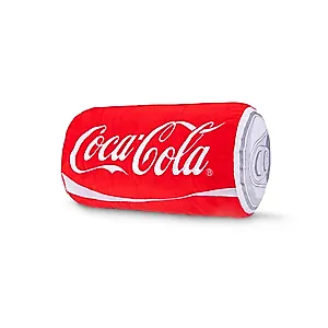 Coca-Cola 15" Novelty Plush Can, Dorm Decor, Squishy Soft Throw Pillow, Collector Toy
