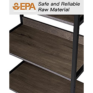 Sengroce Bookshelf, 71" Triple Wide 6 Tier 13-Shelf Bookcase Large Wall Etagere Tall Book Shelves with Metal Frame Open Storage Rack for Living Room Bedroom