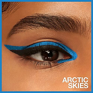 Maybelline New York Tattoo Studio Long-Lasting Sharpenable Eyeliner Pencil, Glide on Smooth Gel Pigments with 36 Hour Wear, Waterproof, Arctic Skies, 0.04 oz