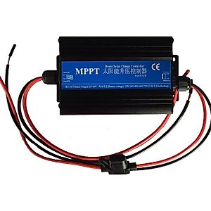 MPPT Solar Charge Controller LED Display Solar Panel Battery Regulator Charge Controller Max 300W for Lithium Lead-Acid Lithium Iron Batteries 24V/36V/48V/60V/72V