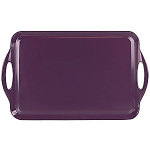 Calypso Basics by Reston Lloyd Melamine Rectangular Tray, Plum