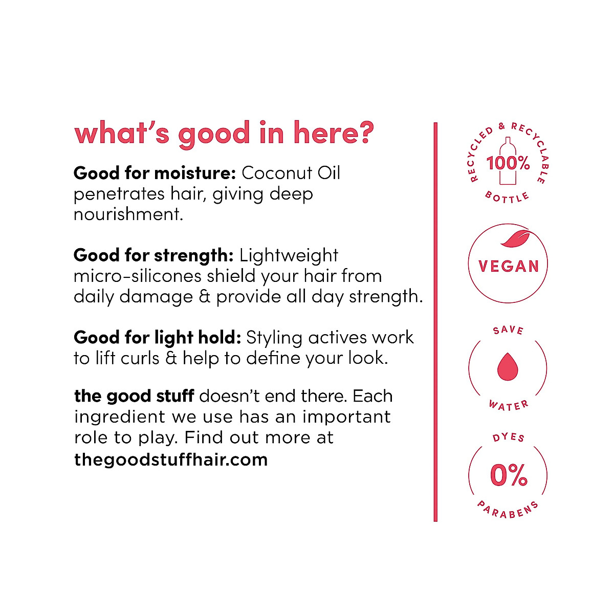 The Good Stuff Curl Hydration Butter, 8.53 oz