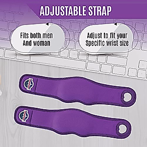 EXPOPROX.Wearable Gel Wrist Rest Pads.Mouse and Keyboard Wrist Support Adjustable Wrist Brace.