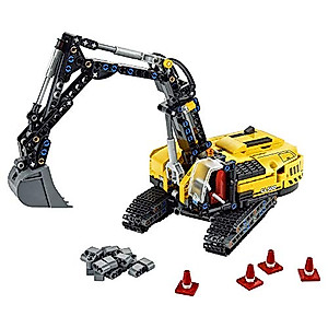 LEGO Technic Heavy-Duty Excavator 42121 Toy Building Kit; A Cool Birthday or Anytime Gift for Kids Who Enjoy Construction Toys; The 2-in-1 Design Gives Hours More Building Fun, New 2021 (569 Pieces)