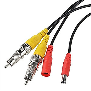 Flashmen BNC Cable 25ft 4Pack, HD Security Camera Cables Heavy Duty BNC Video Power Cable BNC Wire Extension for CCTV DVR Security Camera System