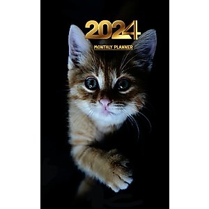 2024 Monthly Pocket Planner: Small 1 Year Calendar Schedule Organizer Start January 2024 to December 2024 with Holidays|Includes Place for Contacts, Notes, Important Dates, and Passwords
