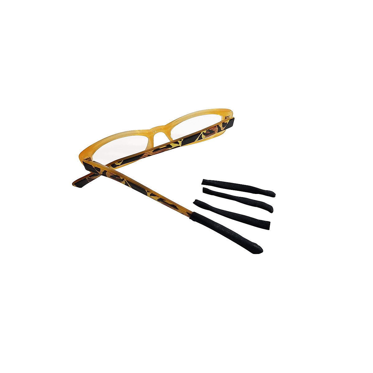 TEMPLESOX X TRANSFORM YOUR EYEWEAR Anti-Slip Soft Eyeglass Temple Tip Sleeves Comfort for Men, Women & Kids