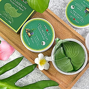 VANELC Eye Mask,Under Eye Patches with Collagen Seaweed,Eye Gel Treatment Masks For Dark Circles , Under Eye Bags Treatment, Natural Eye Masks for Puffy Eyes, Under eye Dark Circles,Anti-Wrinkle