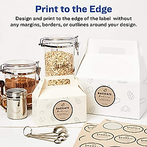 Avery 2.5" Round Labels -- Make Homemade Jar Labels, Gift Tags and Thank You Tags, 225 Kraft Brown Labels (22808)