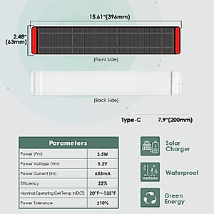 Yoolax Motorized Roller Blinds Accessories (Solar Panel)