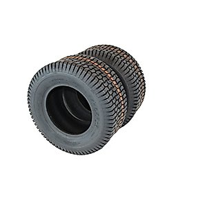 Set of 2 - 16X6.50-8 4 Ply Turf Tires for Lawn & Garden Mower 16x6.5-8