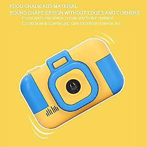 Kids Camera, Blue, OneClick Switching, Kids Digital Camera, Round Cute