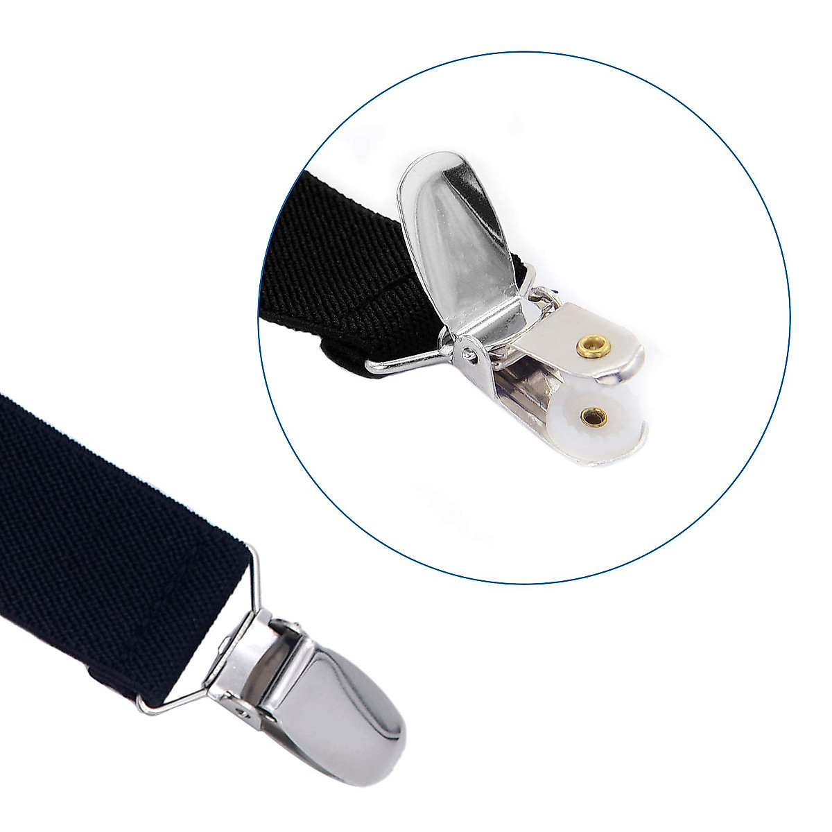 American Trends Mitten Clips, Stainless Steel Gloves Clips for Baby Kids Clothing, Unisex, One Size, Rose Red&Pink