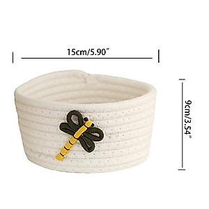 Storage Basket Soft Woven Cotton Rope Laundry Basket Storage Bin For Baby Blankets Toys Clothes Towels Washable Round Storage Basket