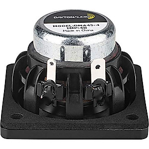 Dayton Audio DMA45-4 1-1/2" Dual Magnet Aluminum Cone Full-Range Driver 4 Ohm