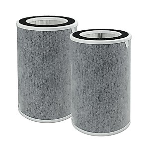 HC502 HP202 HP201 True HEPA Air Purifier MAX Filter Compatible with Shark HP200 Series, HP202, HP201, HP232, HP302 and HC502, Part # HE2FKBAS, HE2FKBASMB, 2 Pack