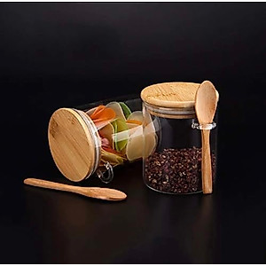 Generic Kitchen Refrigerator Storage Containers Glass Spice Storage (1), WFC001, transparent