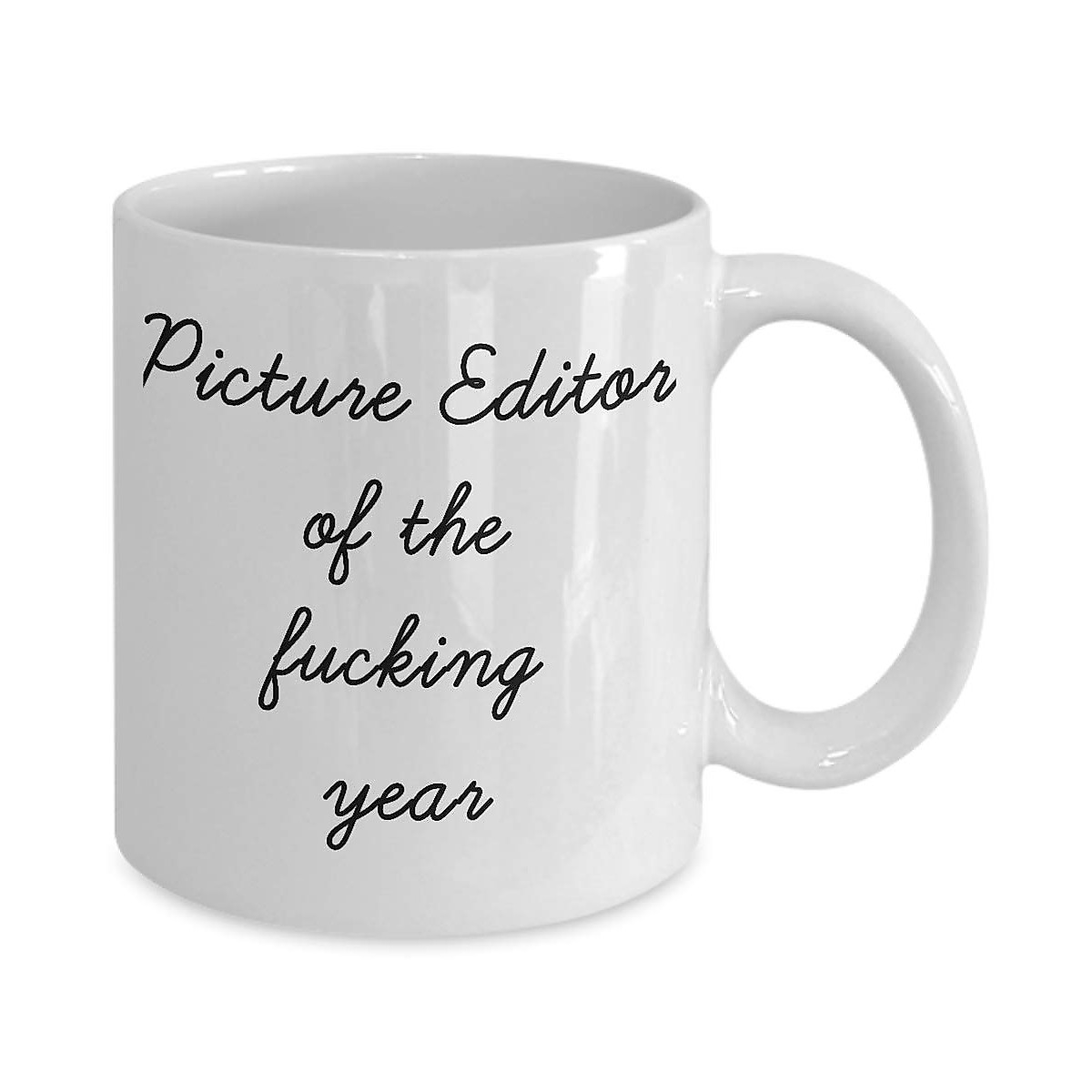 Best Picture Editor Mug Funny Appreciation Mug for Coworkers Gag Swearing Mug for Adults Novelty Tea Cup