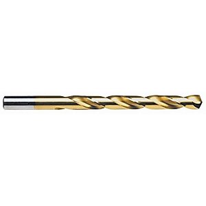 Irwin Tools 63922 Single Titanium Coated High-Speed Steel 135-Degree Split Point Drill Bit, 11/32"