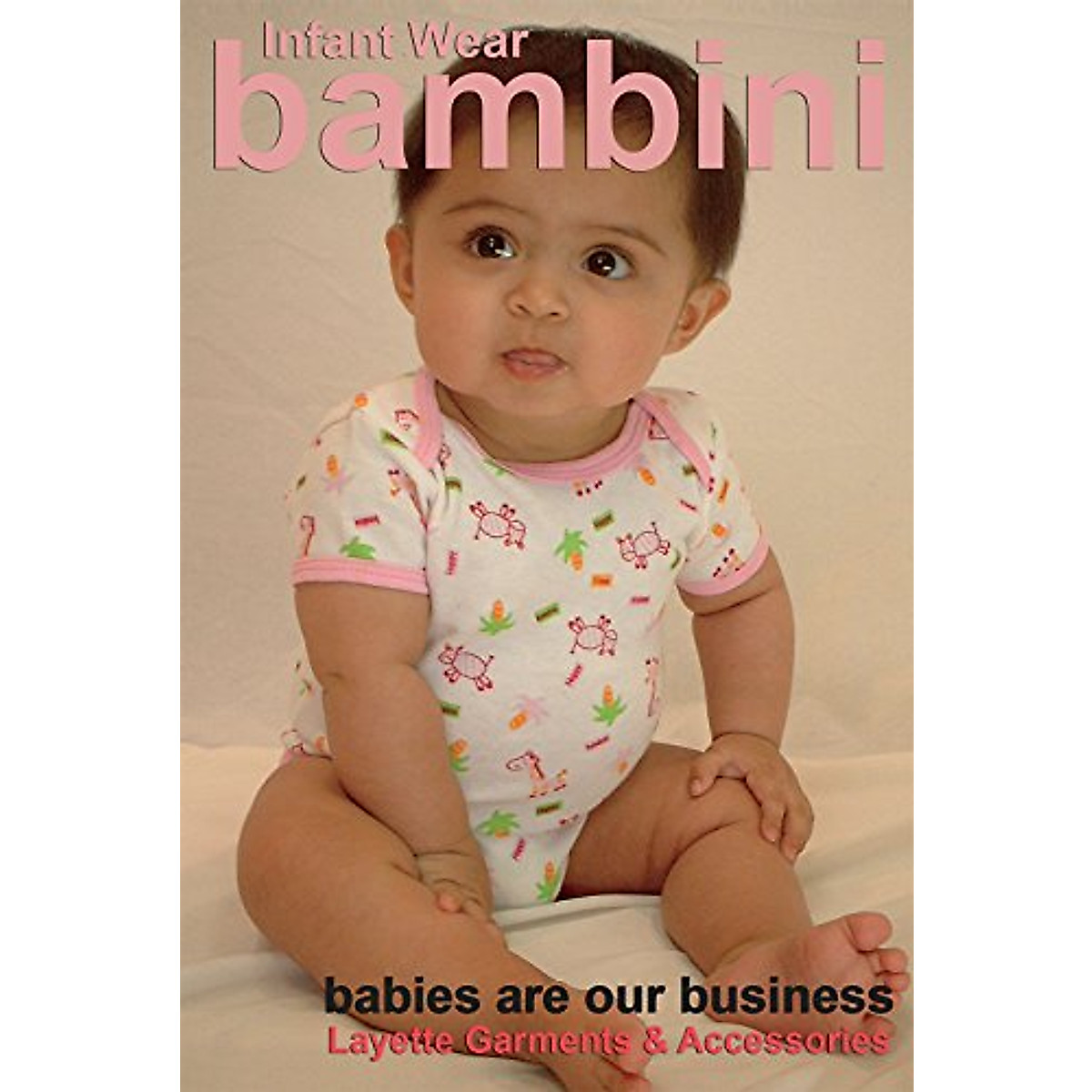 bambini Blank Terry Robe White