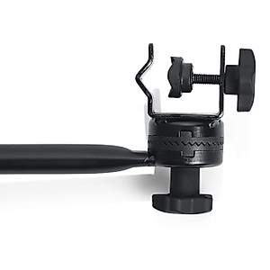 Gator Frameworks Adjustable Clamp-On Angled Mini Interlocking Design 9 Inch Boom Arm (GFW-MIC-CLMPBM9)