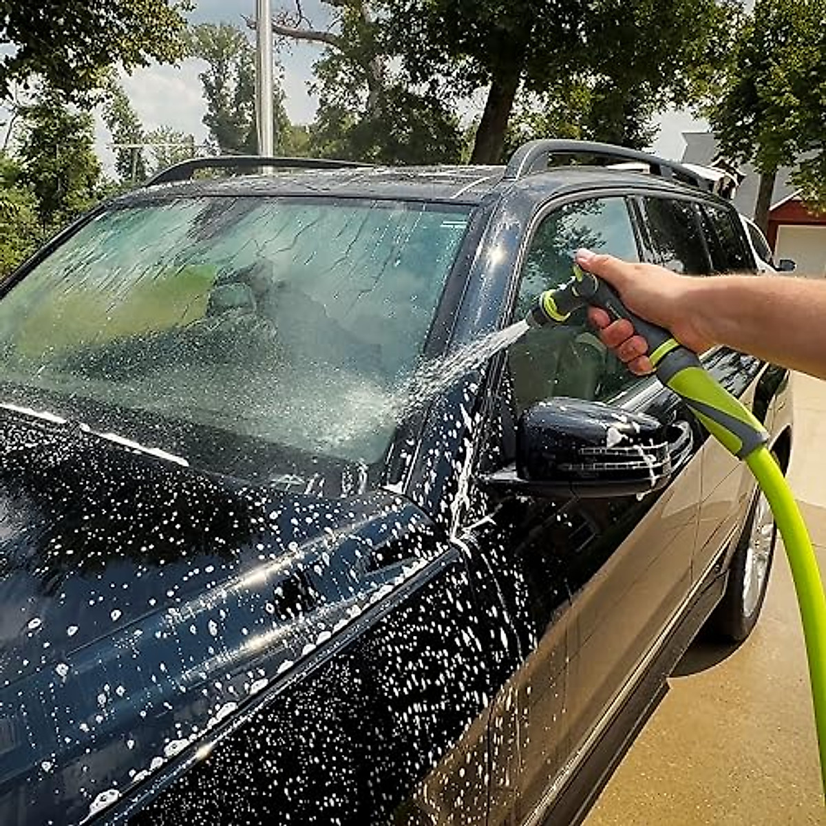 Flexzilla Garden Hose Nozzle - Heavy Duty Twist Action Adjustable Flow, NFZG51-E, ZillaGreen™