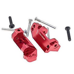 CODA RACING RC Alloy Caster Block for Traxxas 1/10 2WD Slash, Stampede, Rustler, Nitro Slash-Replaces Part 3632(Pair)