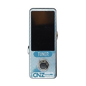 CNZ Audio Chormatic Tuner Guitar Effects Pedal with Large, Multi-Colored LED Display, True Bypass