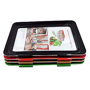 Vacuum Food Container Food Preservation Tray Fresh-keeping Meat Dishes Refrigerator Storage Container Kitchen Storage Tray 2PCS