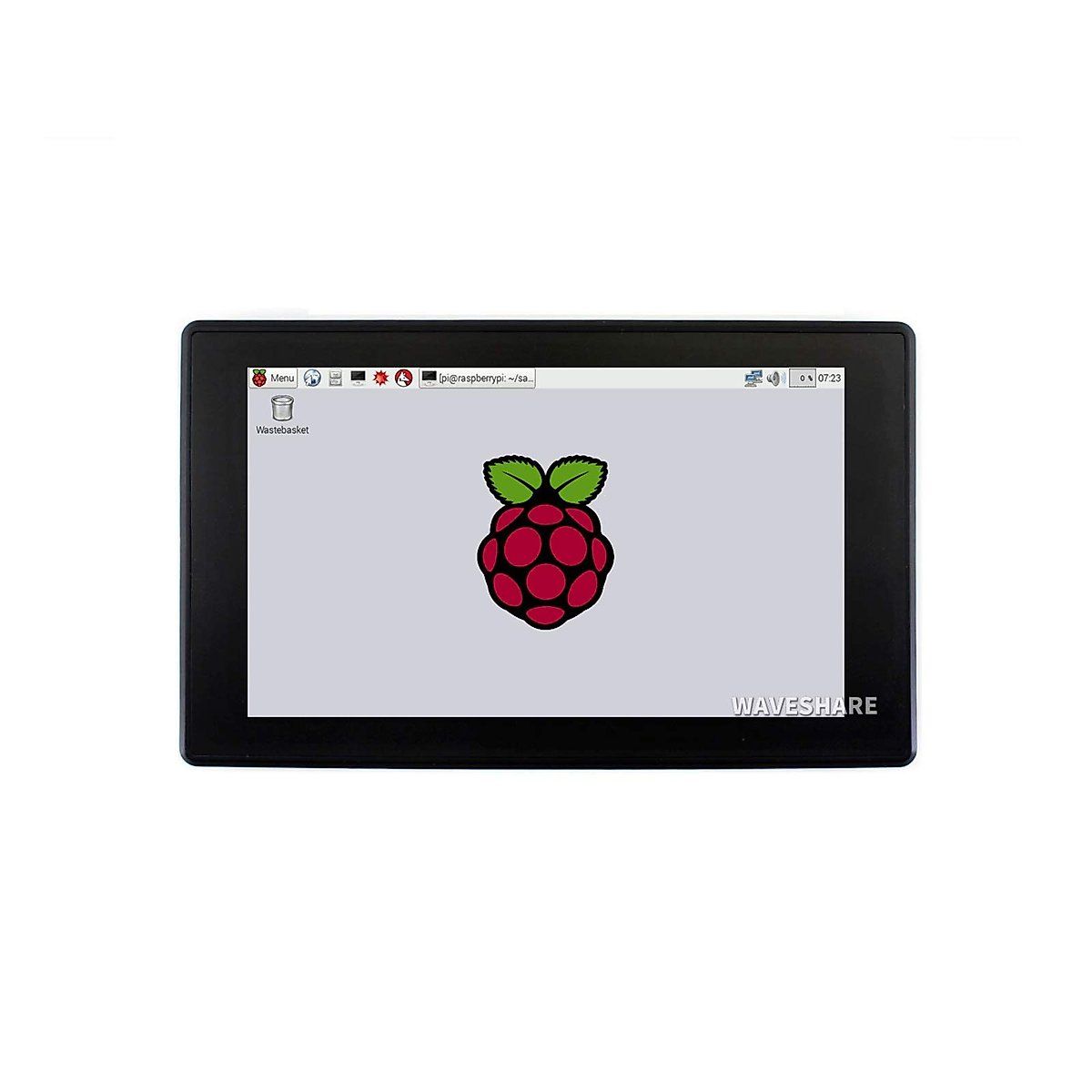 7inch HDMI LCD (H) (with case) 1024x600 Capacitive Touch Screen IPS Display HDMI Monitor with Toughened Glass Cover Case for Raspberry Pi 4/3/2/1 B B+ A+/Jetson Nano/Windows 10
