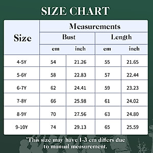 Unittype 4 Pieces Girls Cheerleader Costumes Outfit Cheer Uniform Halloween Dress for Party Birthday (Green, 5-6 Y)