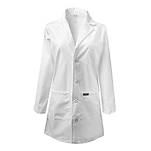 Dagacci Medical Uniform 35" Unisex Lab Coat White XS to 2XL (L)