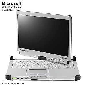 Panasonic Toughbook CF-C2 12.5 Inch Laptop , Intel Core i5 4300U up to 2.9GHz, 8G DDR3L, 480G SSD, WiFi, USB 3.0, VGA, HDMI, Windows 10 64 Bit-Multi-Language, English/Spanish/French(CI5) (Renewed)