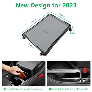 FanpBow Tesla Model 3 Model Y Center Console Desk, Tesla Table for Eating, Stable Working & Food Eating Table for Tesla Car, Holding Your Essentials During Road Trips, Autopilot (Fit 2023 2022 2021)