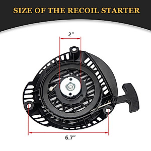 GDDGHS 14 165 20-s Recoil Starter Assembly for Kohler XT675 XT650 XT775 XT800 149cc 173cc Engine Toro Lawn Mower Pull Start Assembly, 1416520, 1416520-S, 1416520S