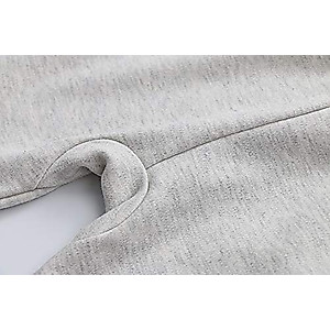 O2 BABY Organic Cotton Unisex Baby Jogger Pants, 3-Pack Pull-on Bottoms, Newborn Leggings (Newborn, Grey/White/Green)