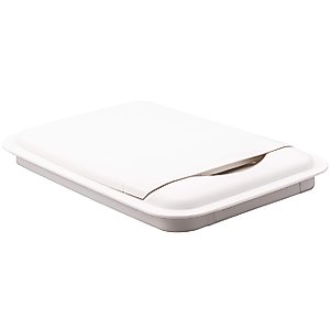 Hardware Resources CAN-35LIDW Plastic Waste Container Lid, White