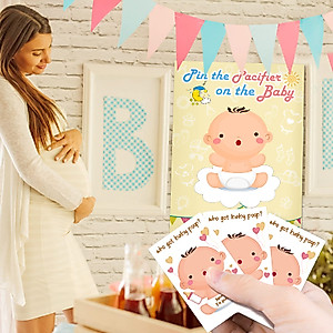 Hooqict Baby Shower Scratch Off Game 49 Cards Boys Girls Dirty Diaper Baby Shower Party Games What's In My Diaper Raffle Cards Door Prizes Who Got Poopie Gender Reveal Games Supplies Lottery Tickets